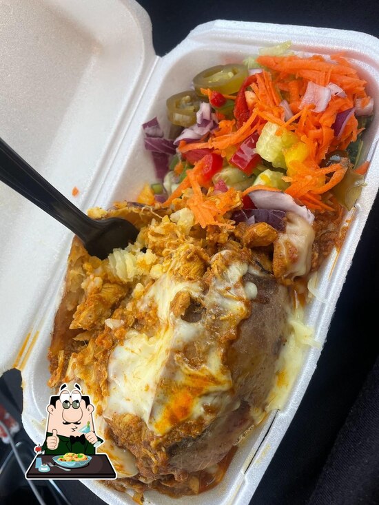 Menu at Spud spot, Coventry