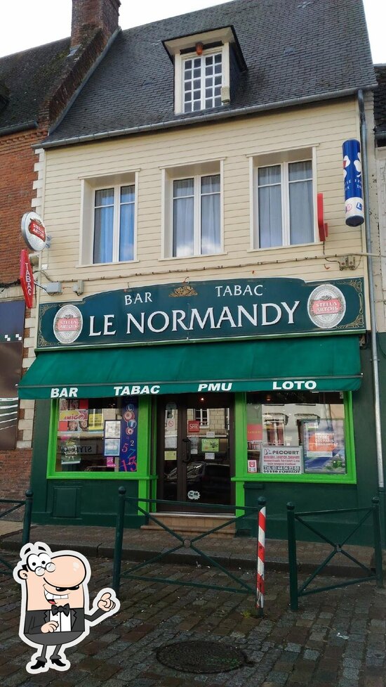 Menu at Le Normandy restaurant, Aumale