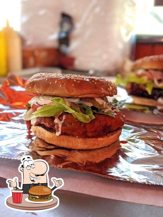 Menu at Fire Burgers restaurant, Ciudad Juarez