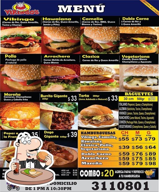 Vikingo's restaurant, Villa de Álvarez - Restaurant menu and reviews