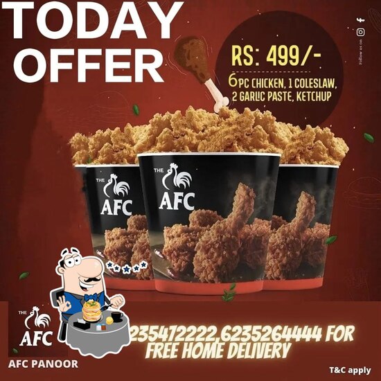 AFC panoor, Panoor - Restaurant menu, prices and reviews