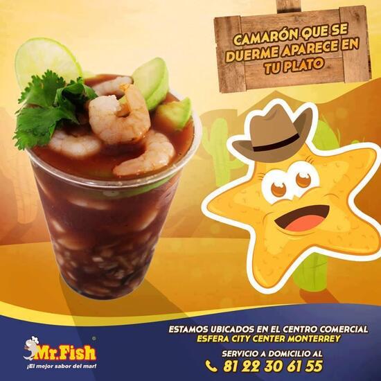 Menu at Mr Fish Express restaurant, Monterrey