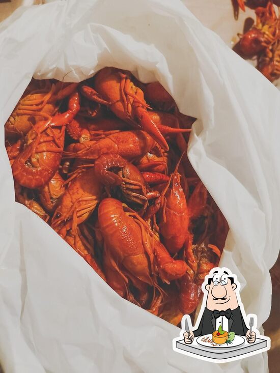 Menu at The Crabby Crawfish restaurant, Shreveport
