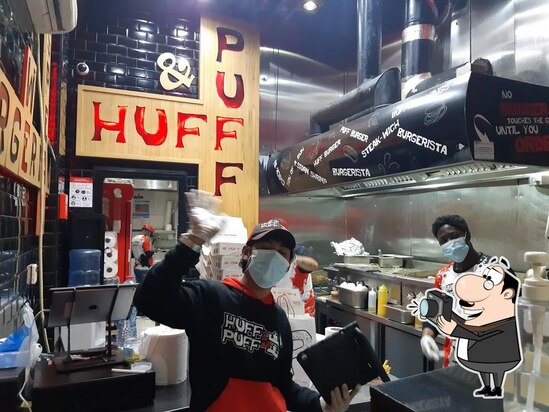 Carta del restaurante Huff & Puff Burger هف اند بف برجر, Emiratos ...
