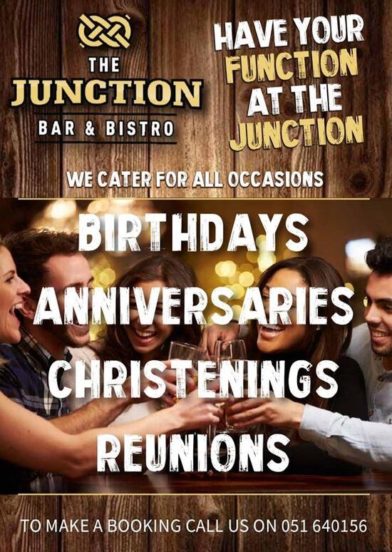 Menu at The Junction Bar & Bistro, Carrick-On-Suir