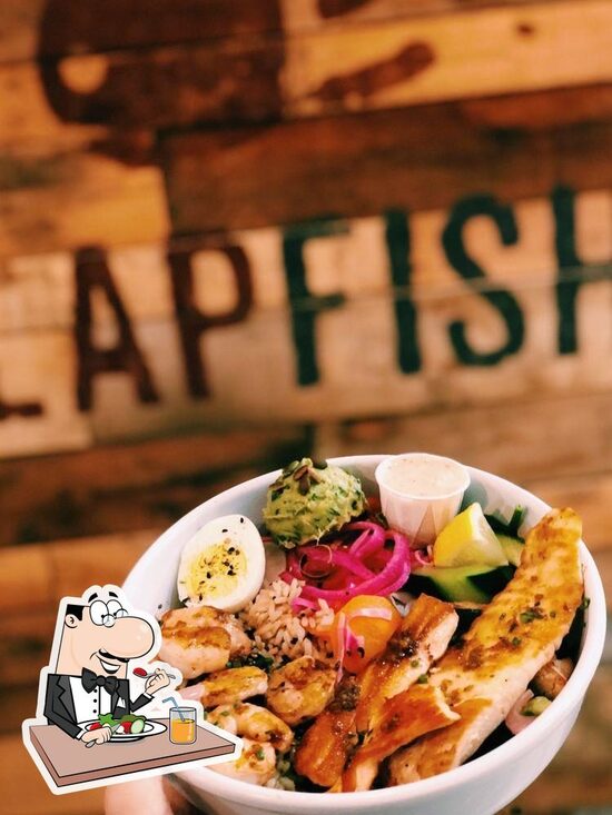 Menu at Slapfish restaurant, Noblesville