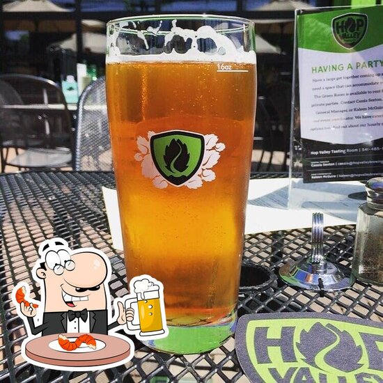 Menu at Hop Valley Brewing Company pub & bar, Eugene, 990 W 1st Ave