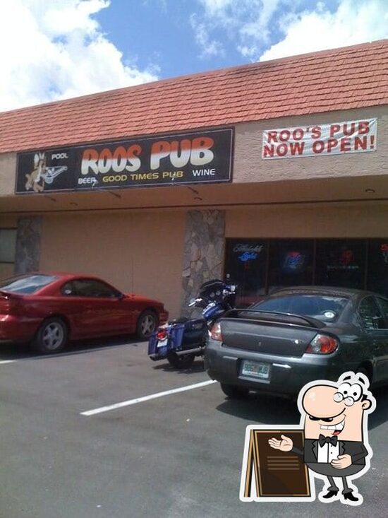 Menu at Roo's Pub, Brooksville, 19201 Cortez Blvd
