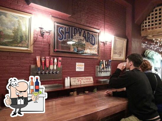 Menu at Shipyard Brewing Company restaurant, Portland