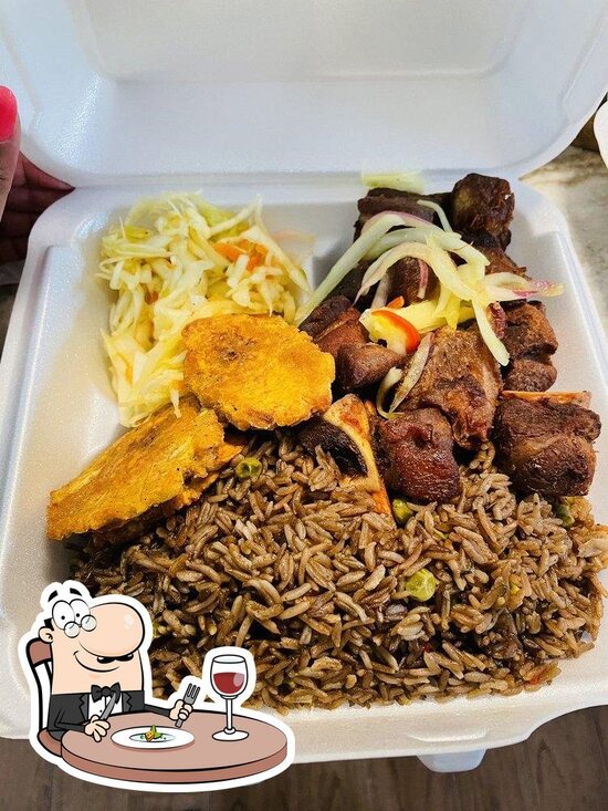 Menu at Akra Haitian Deli, Huntington Station