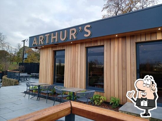 Menu at Arthur's Cafe, Mirfield