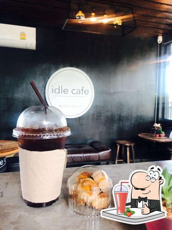 Menu at Idle Cafe, Kanchanaburi