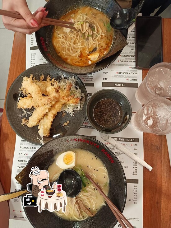 Menu at Kirakuya Ramen - Jupiter restaurant, Makati