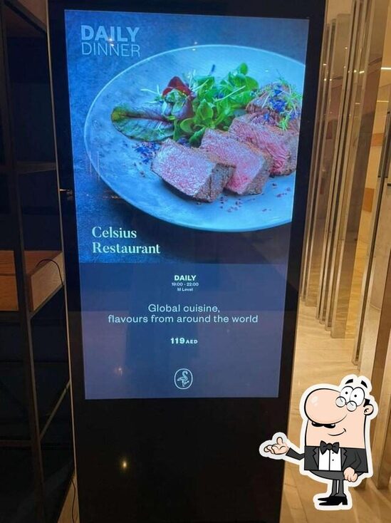 Menu at Celsius Restaurant, Dubai
