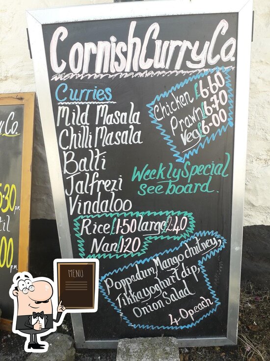 Cornish Curry Co, Mullion - Restaurant menu, prices and reviews
