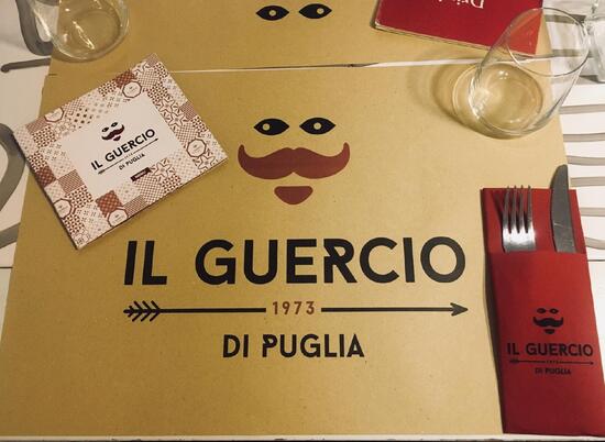 Menu at Il Guercio di Puglia pizzeria, Alberobello