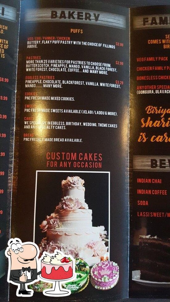 Menu at PBC Factory restaurant, Tampa