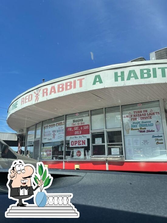 Menu at Red Rabbit Drive-In BBQ, Duncannon