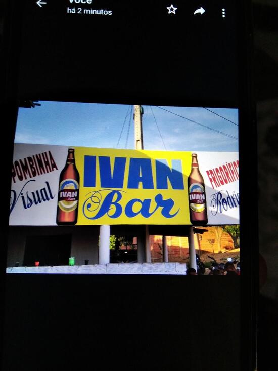 Menu at Ivan Bar, Parnarama