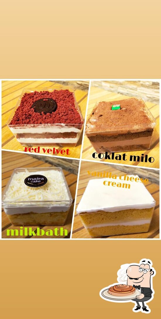 Menu at Maira cake cafe, Cigombong