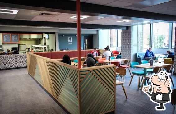 Menu at FUSE cafe, Leeds, The School of Chemical and Process Engineering