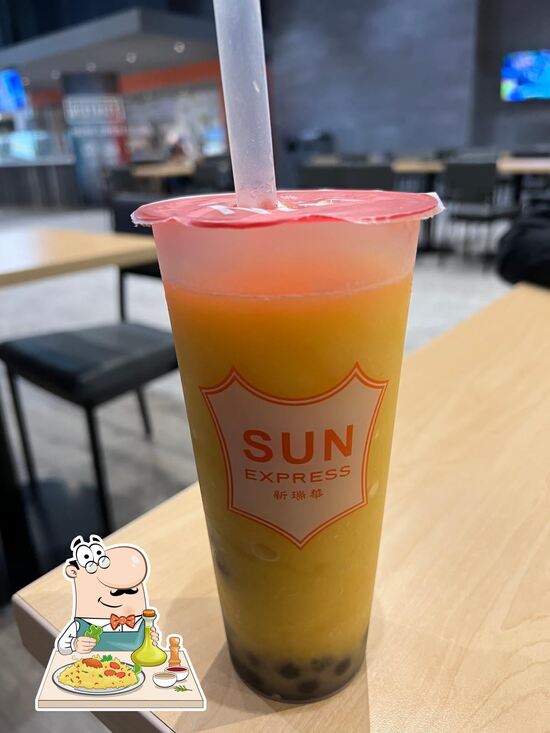 Menu at sun express restaurant, Pickering