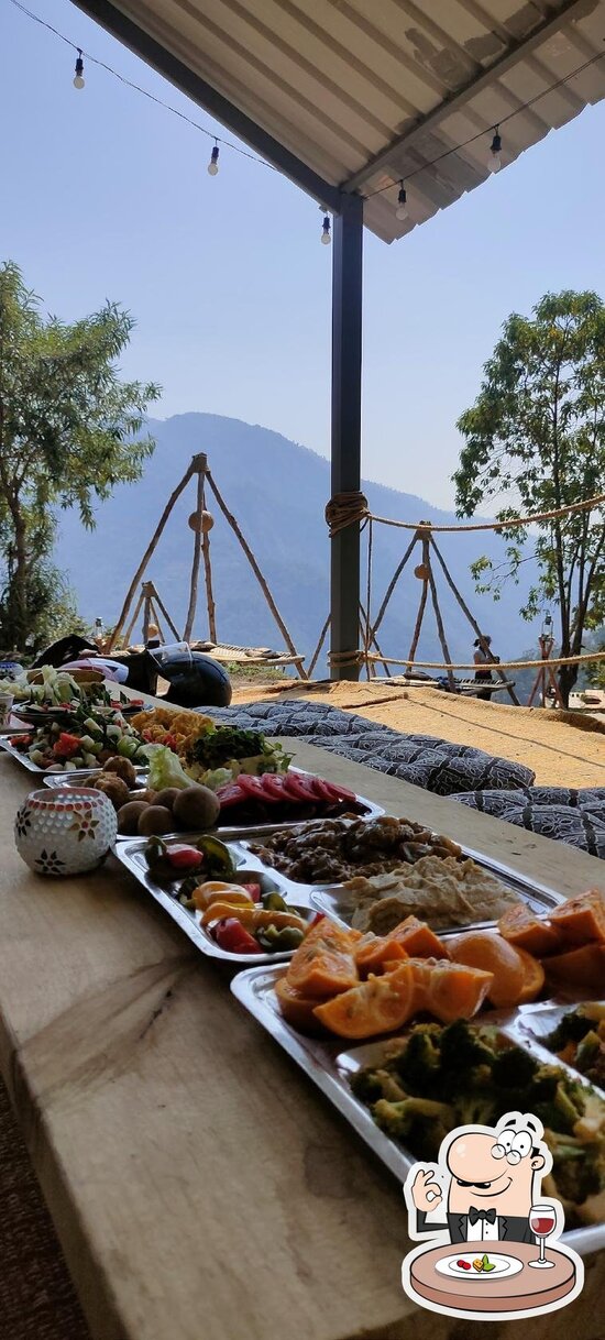 Menu at Parvata Waterfall Cafe, Rishikesh