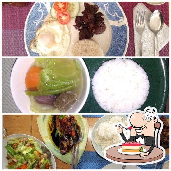 Menu at Raphaella's restaurant, Coron