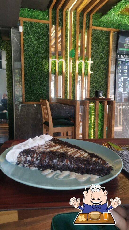 Menu at Mint restaurant, Vogošća