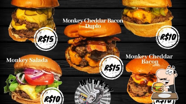 Menu em Monkey Burger Beer restaurante, Poços de Caldas
