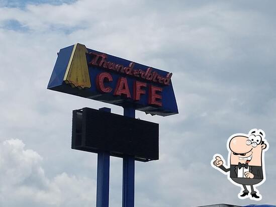 Menu at Thunderbird Cafe, McGaheysville