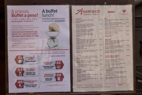 Menu at Amaranto restaurant, Ravenna