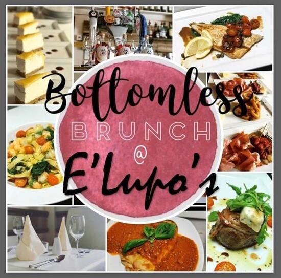 Menu at E'Lupo's pizzeria, Rotherham