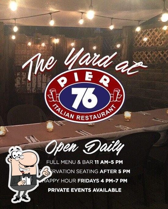 Pier 76, Bayonne, Tompkinsville - Restaurant menu, prices and reviews