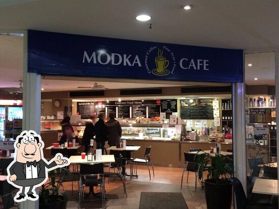 Menu at Modka Cafe, Adelaide, Station Arcade Shop