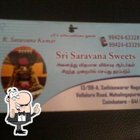 Sri Saravana Sweets, Coimbatore - Restaurant menu, prices and reviews
