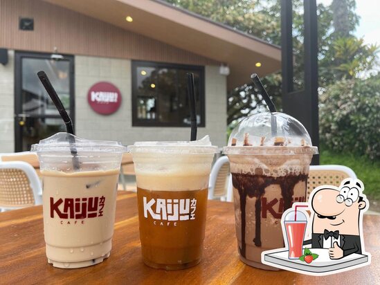 Menu at Kaiju Cafe, Lipa
