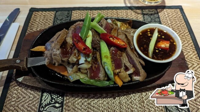 Menu at Thaiger Lounge restaurant, Southampton