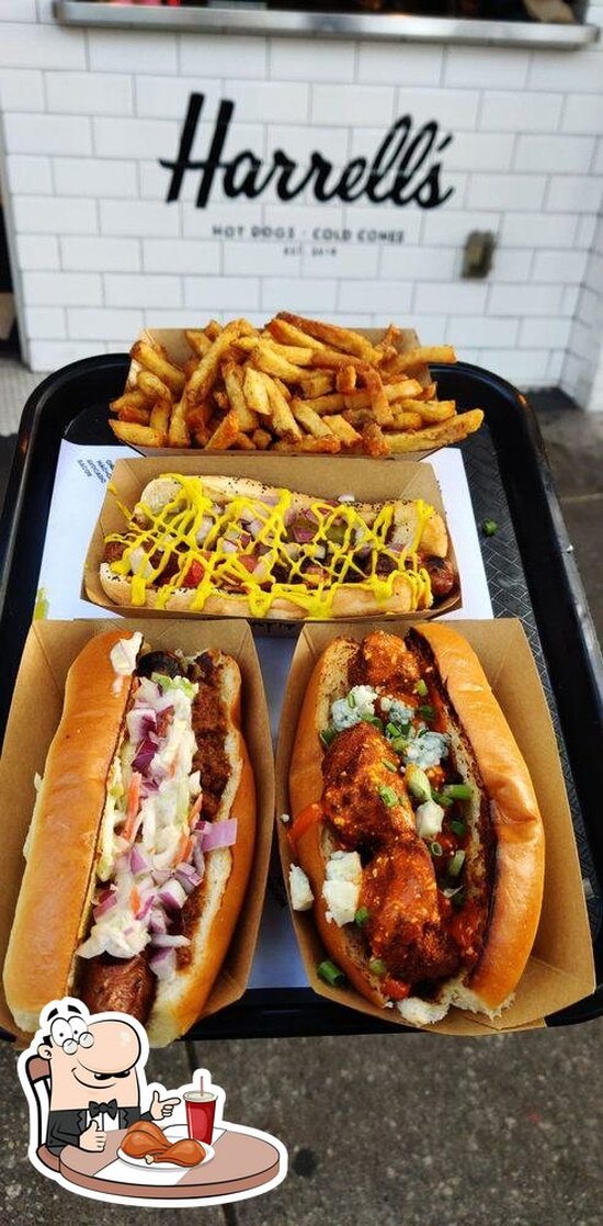 Menu at Harrell's Hot Dogs + Cold Cones restaurant, Winter Garden