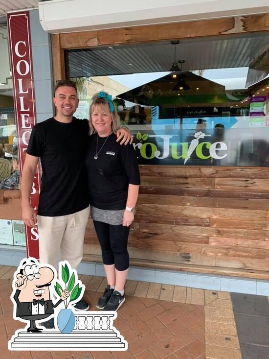 Menu at ProJuice cafe, Umina Beach