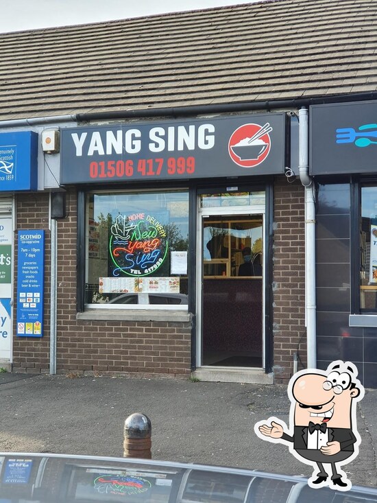 Menu at Yang Sing fast food, Livingston