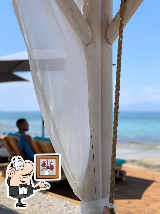 Menu at Seaside Beach Bar, Skala