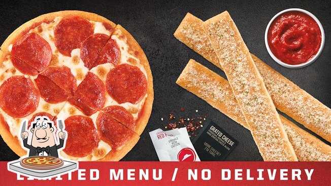 Menu at Pizza Hut Express restaurant, Greensboro, North Dr