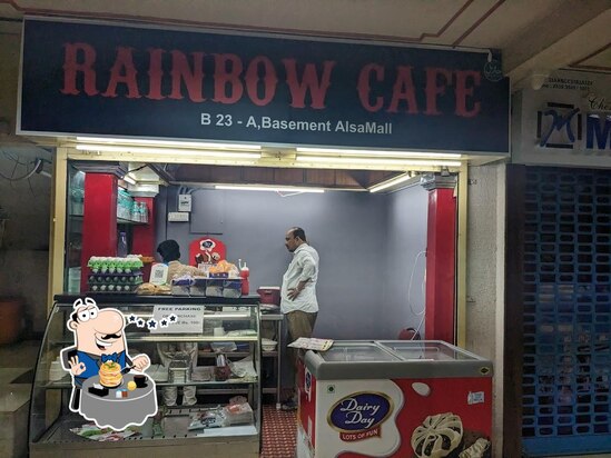Menu at Rainbow Cafe, Chennai