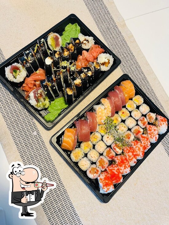 Menu at One Sushi restaurant, Kraków