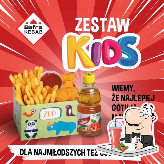 Menu at Bafra Kebab, Wrocław, Dolnobrzeska 13