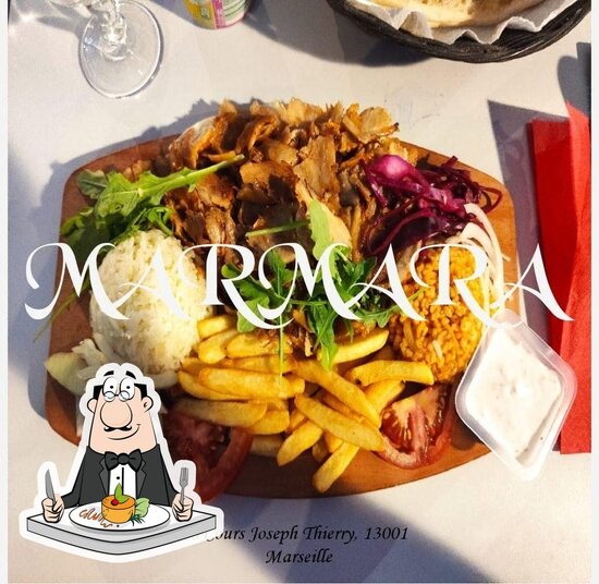 Menu at Restaurant Marmara, Marseille