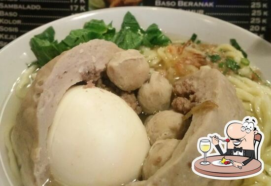 Menu at Baso Kekinian Permata restaurant, Bandung