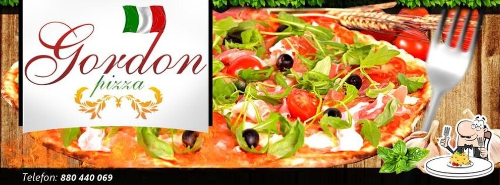 Menu at GORDON PIZZA restaurant, Debica