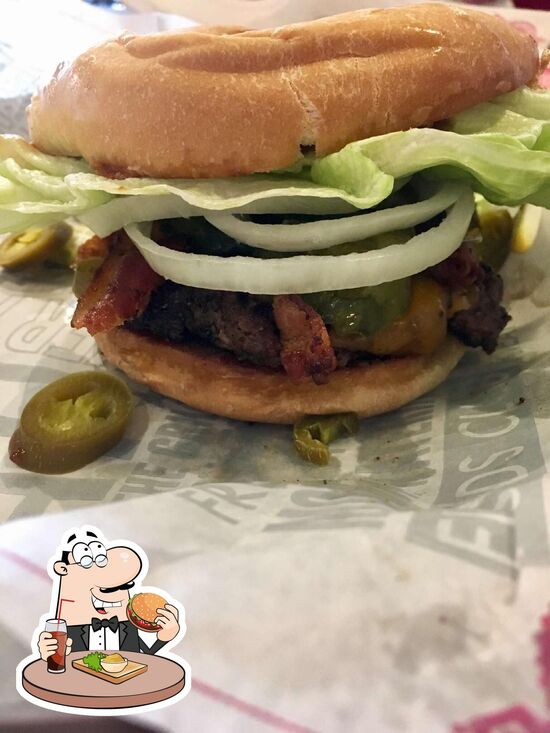 Menu at Fuddruckers restaurant, Regina